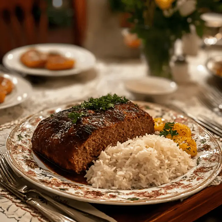 Meatloaf Recipe with Rice: Flavorful, Filling, and Simple