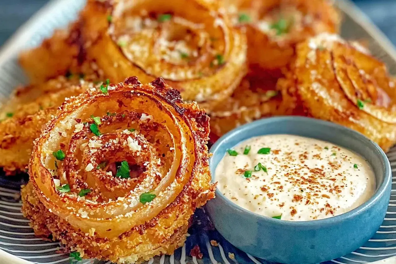 Viral TikTok Parmesan Onion Rings : 5-Minute Prep for Big Flavor