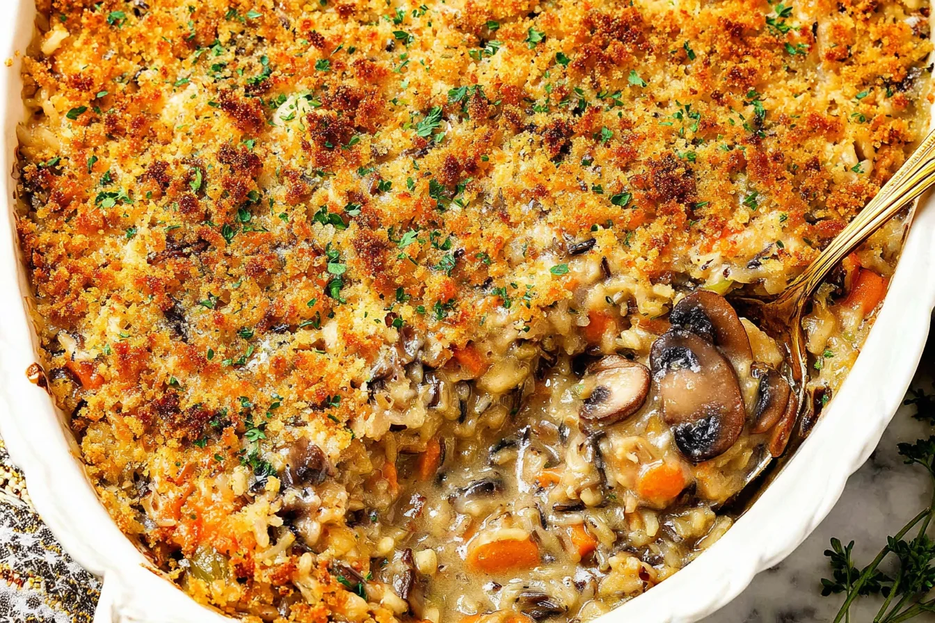 Easy Chicken Wild Rice Casserole: Cozy 7-Step Comfort Win
