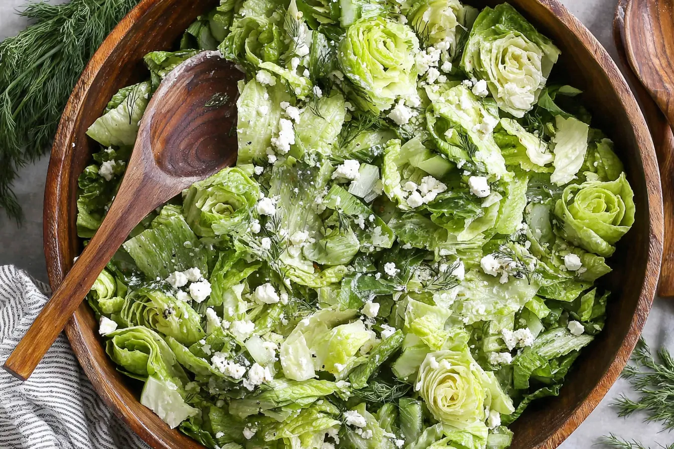 Greek Lettuce Salad: 5 Simple Ingredients You’ll Love